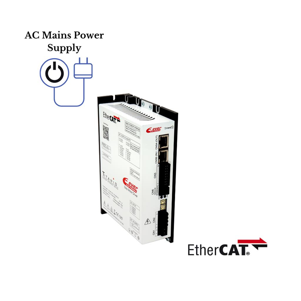 New Ethercat fieldbus stepper drives for stepper motors