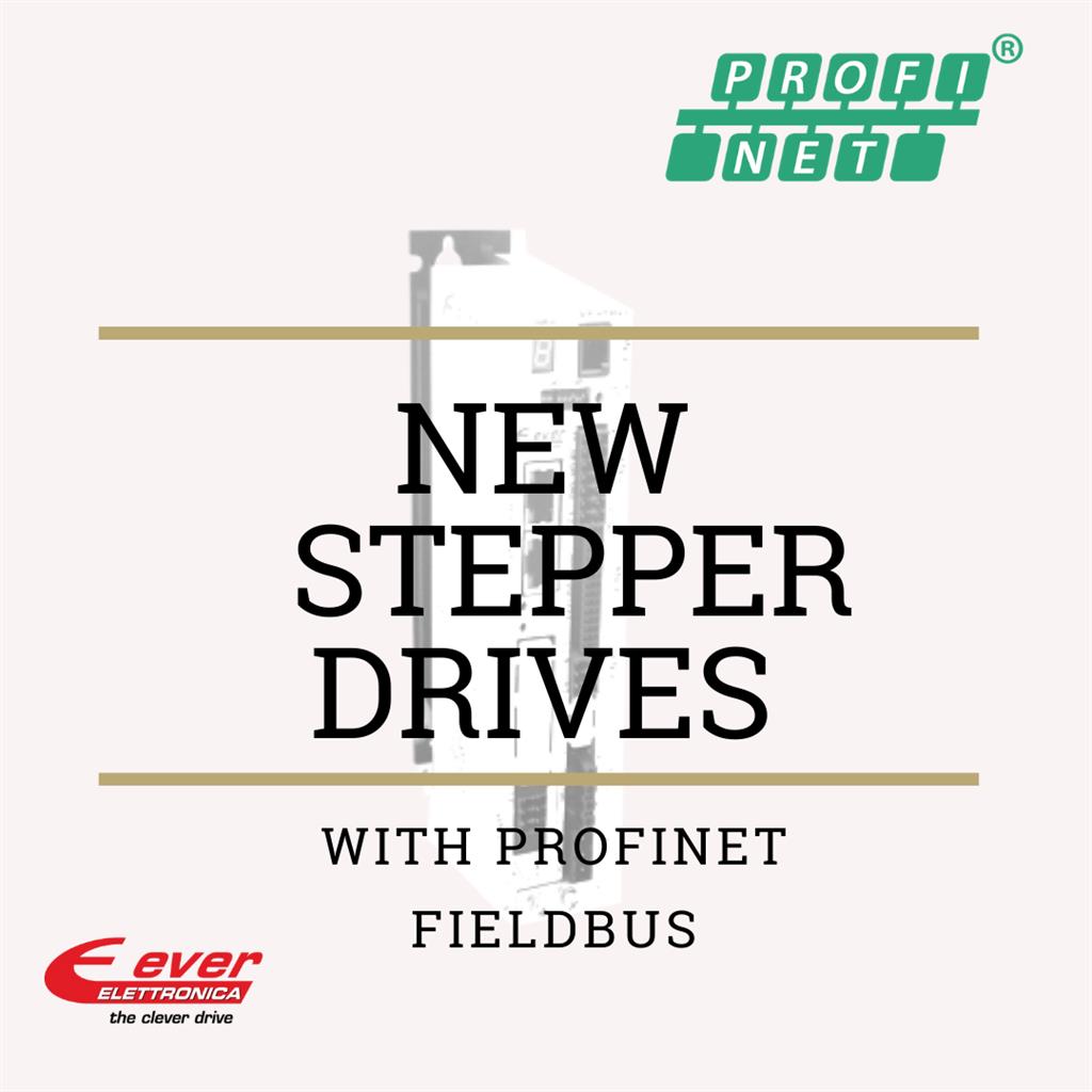New Stepper Drives with Profinet fieldbus