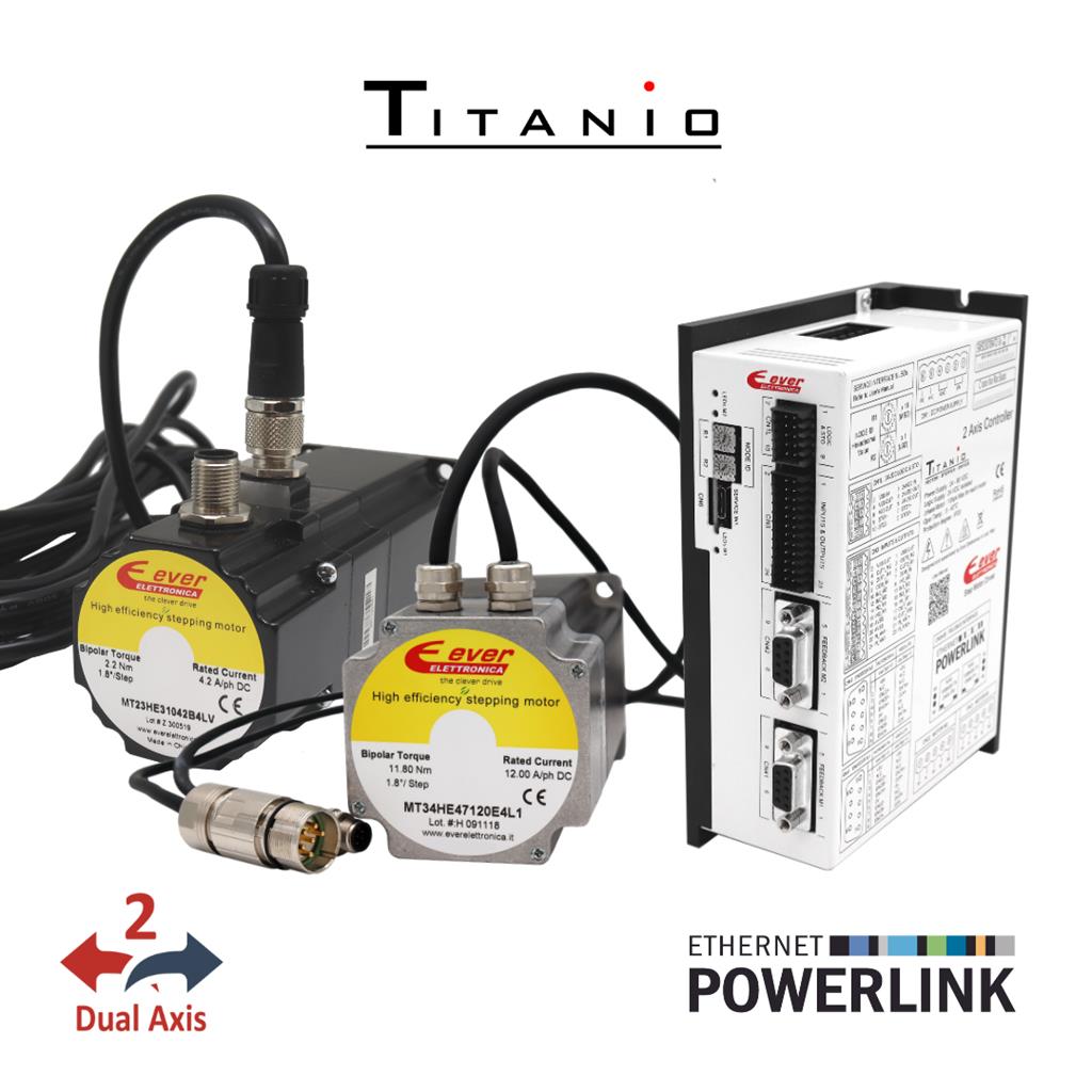 Schrittmotor-Controller mit PowerLink Schnittstelle