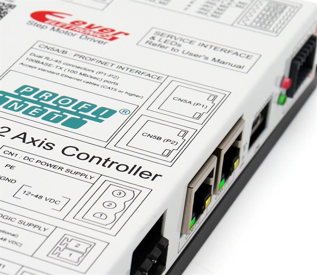 New ProfiNET dual-axis stepper drive